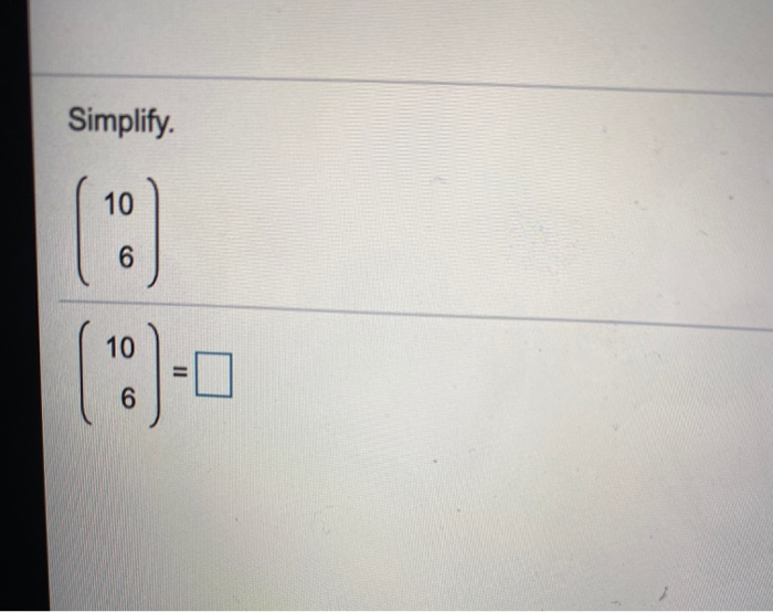 Solved Simplify. (10) | Chegg.com