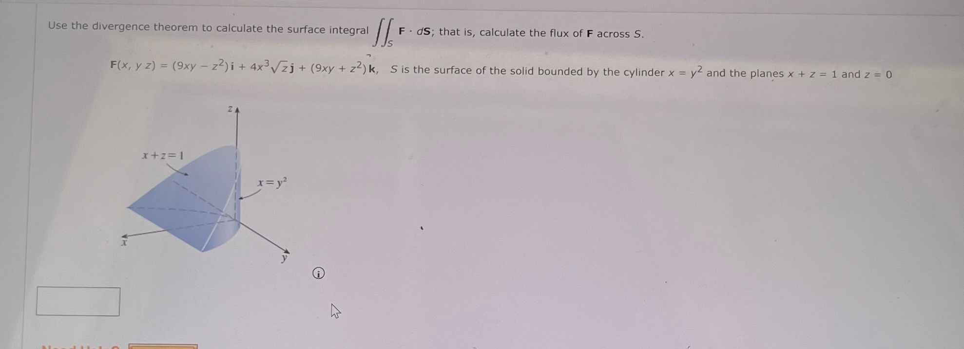 Solved Use the divergence theorem to calculate the surface | Chegg.com