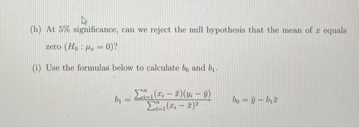 Solved 5. ( 1 point each). Consider the following sample | Chegg.com