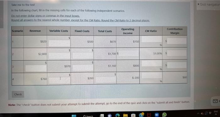 Solved Tiake rue to the fext In the following chart, fill in | Chegg.com