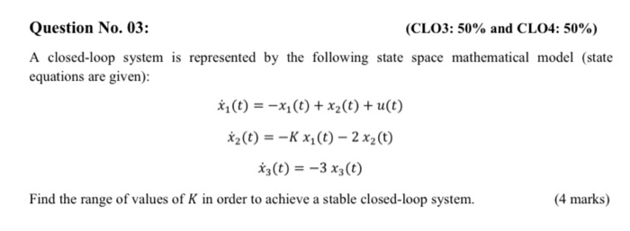 Solved (CLO3: 50% and CLO4: 50%) Question No. 03: A | Chegg.com
