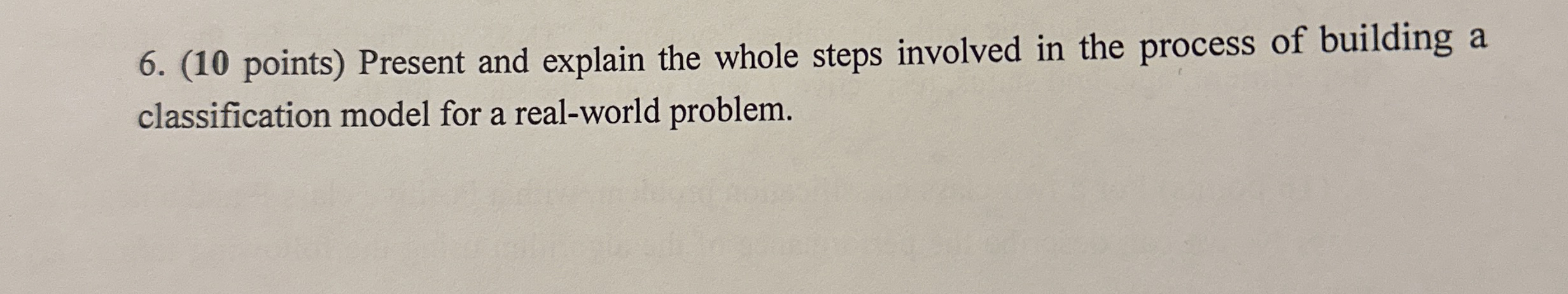 Solved 6) ﻿Present and explain the whole steps involved in | Chegg.com