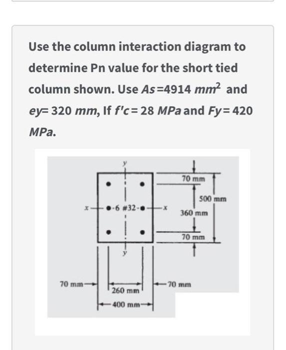 Solved Use the column interaction diagram to determine Pn | Chegg.com