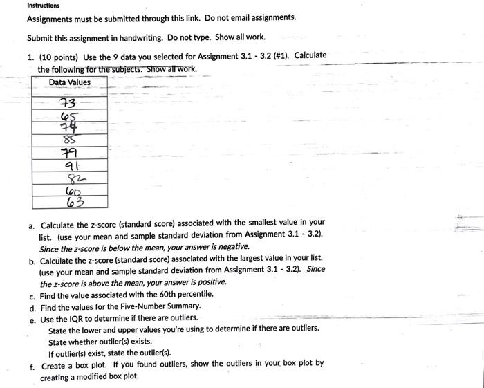 Solved Instructions Assignments must be submitted through | Chegg.com