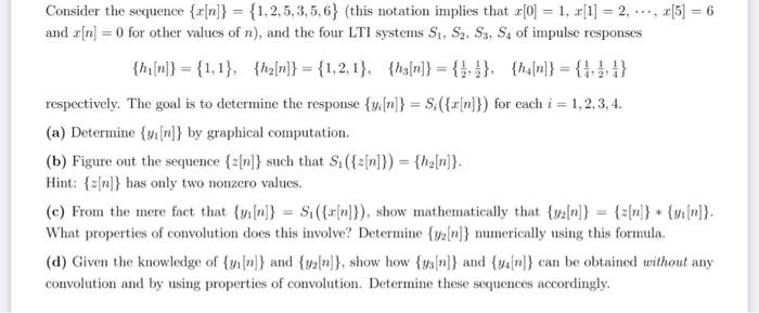 Consider the sequence {x[n]}={1,2,5,3,5,6} (this | Chegg.com