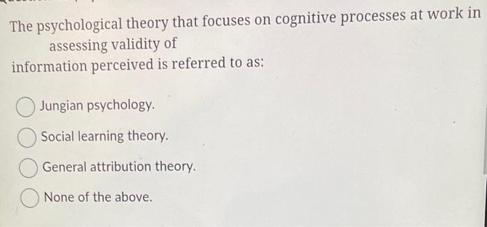Solved The phenomenon of attributing cause of others' | Chegg.com