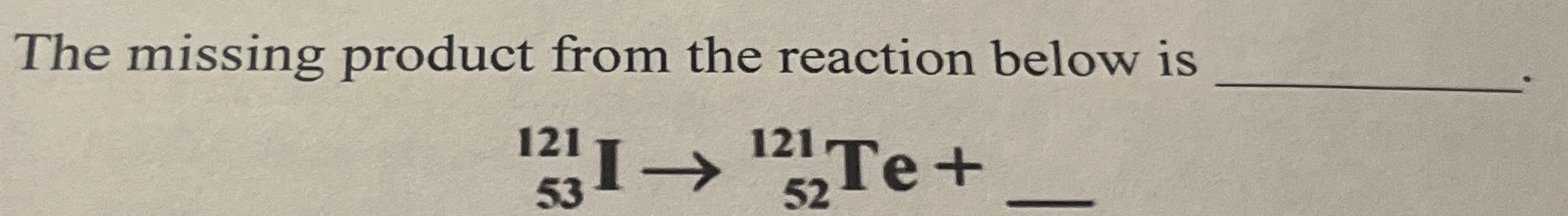 Solved The missing product from the reaction below | Chegg.com