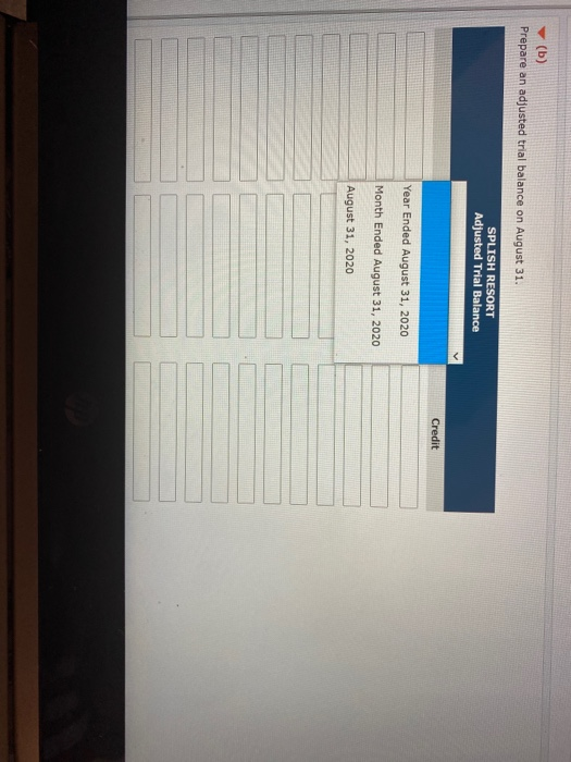 Solved Exercise 3-10 (Part Level Submission) Splish Resort | Chegg.com