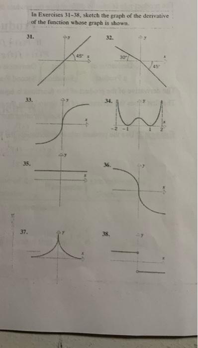 Solved In Exercises 31-38, sketch the graph of the | Chegg.com