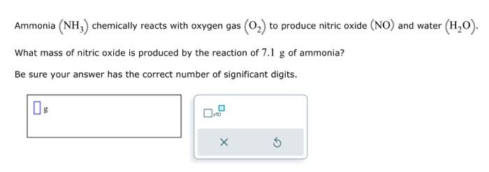 Solved Gaseous ethane (CH3CH3) will react with gaseous | Chegg.com