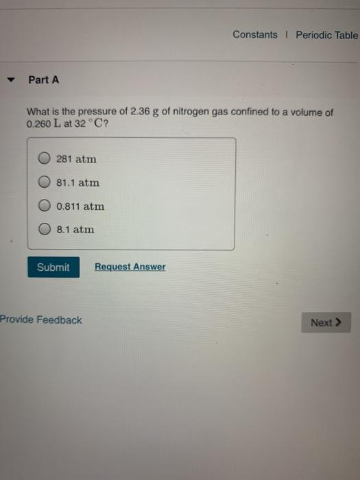 Solved Constants | Periodic Table Part A What is the | Chegg.com