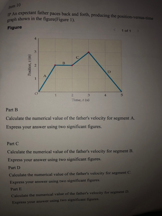 Solved Item 10 An expectant father paces back and forth, | Chegg.com