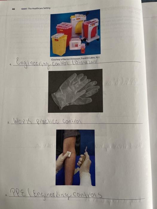 Solved 46 Unit The Healthcare Setting Courtesy of Becton | Chegg.com