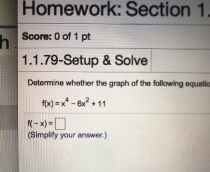 Solved determine whether the graph of the following equation | Chegg.com