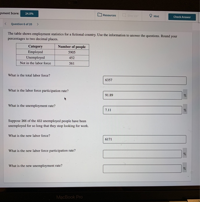 Solved inment Score: 24.5% Resources Hint Check Answer