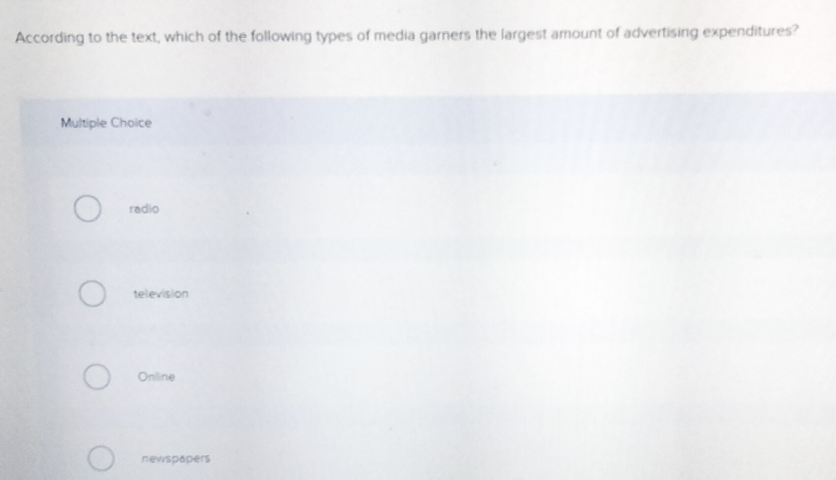 Solved According to the text, which of the following types | Chegg.com