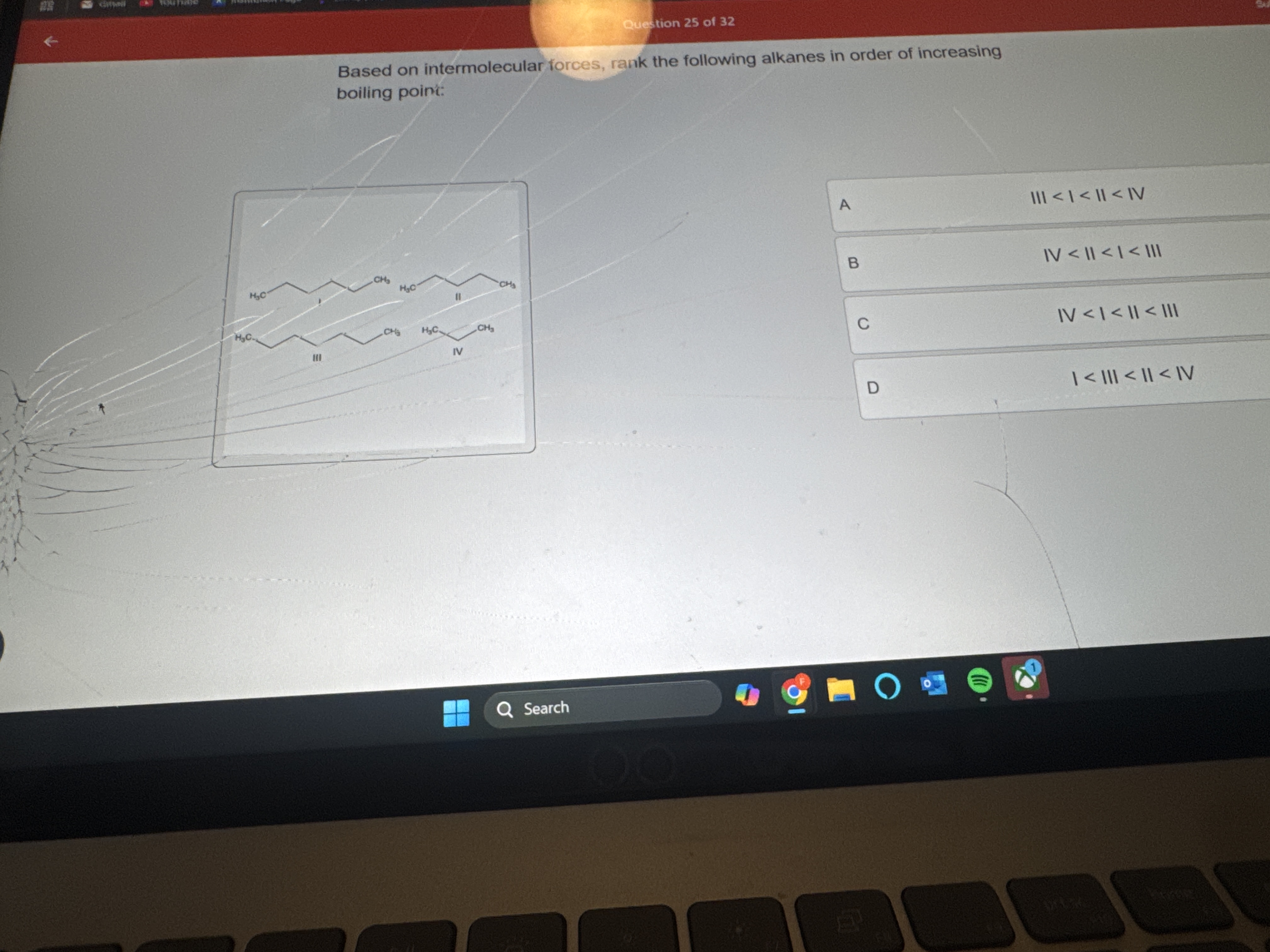 Solved Based on ﻿intermolecular forces, rank the following | Chegg.com