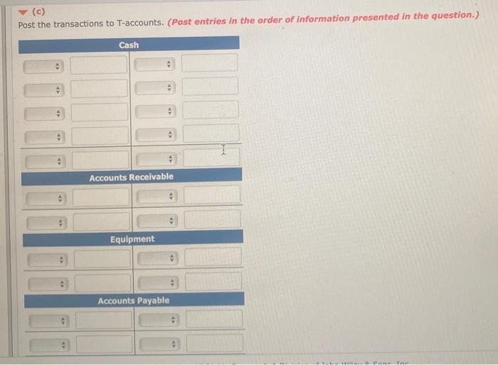 Solved Exercise 3-14 (Part Level Submission) Selected | Chegg.com