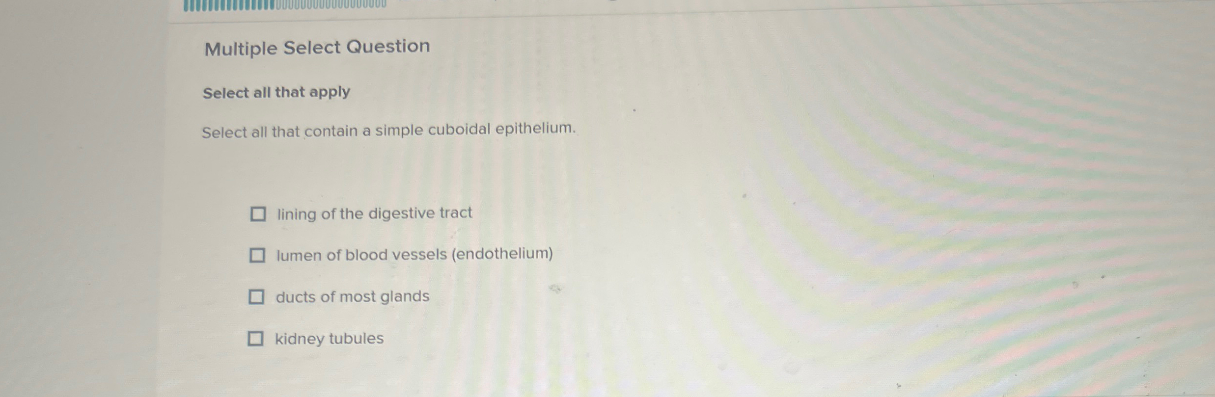 Solved Multiple Select QuestionSelect all that applySelect | Chegg.com