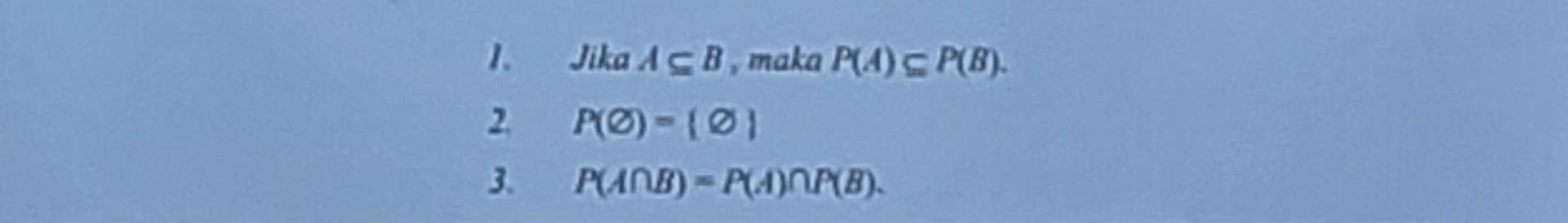Solved P(∅)={∅∣P(A∩B)=P(A)∩P(B) | Chegg.com