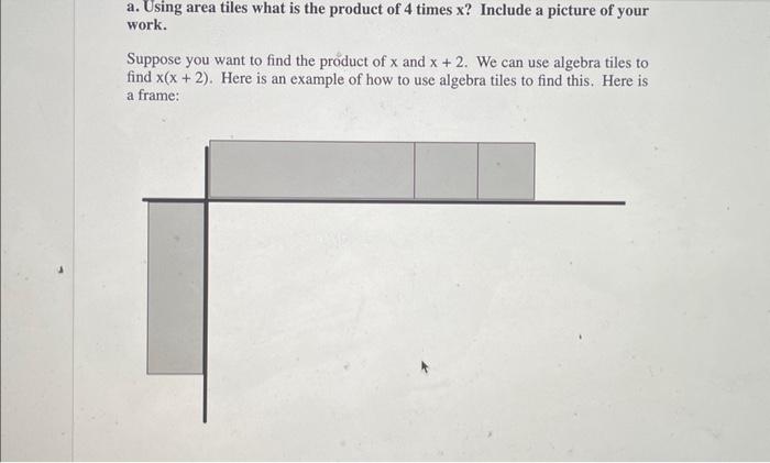 11. You can use algebra tiles to visualize the | Chegg.com