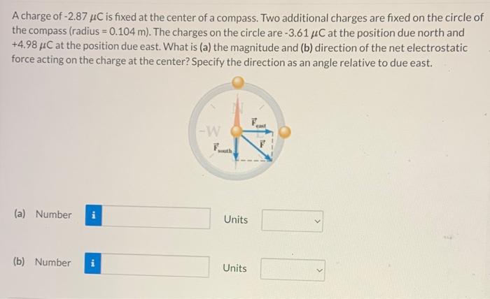 [Solved]: Two point charges are fixed on the ( y ) axis: