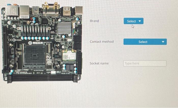 Solved Brand Contact Method Socket Name