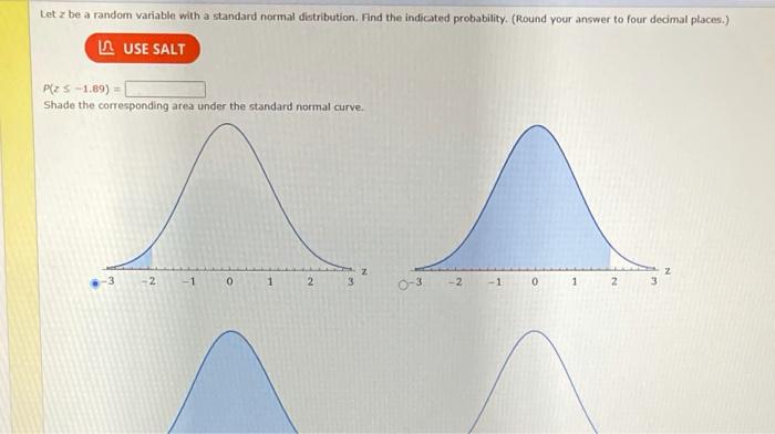 Solved Letz be a random variable with a standard normal | Chegg.com