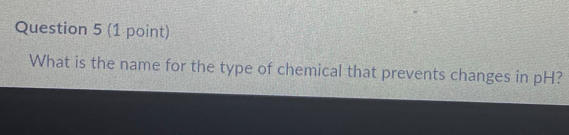 Solved Question 5 (1 ﻿point)What is the name for the type of | Chegg.com