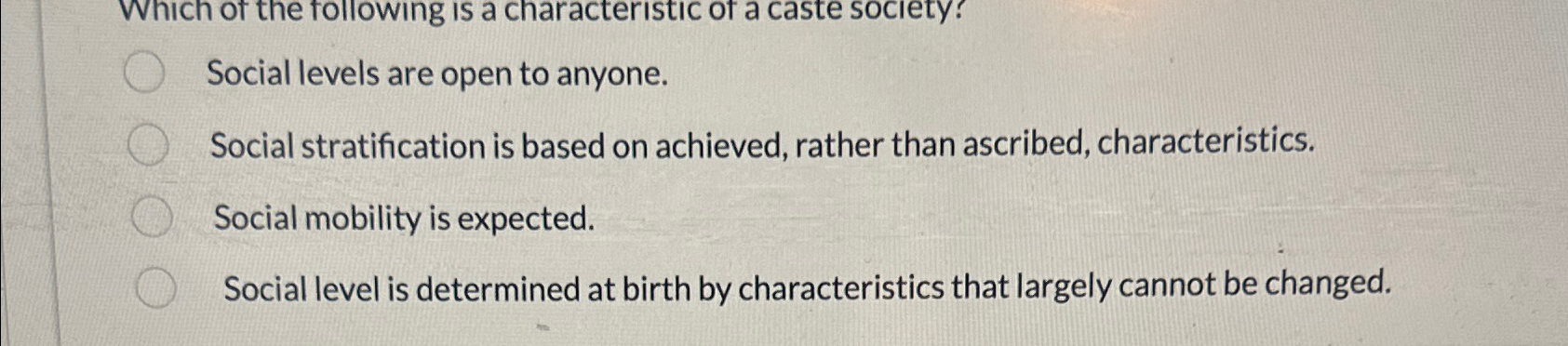 Solved Social levels are open to anyone.Social | Chegg.com