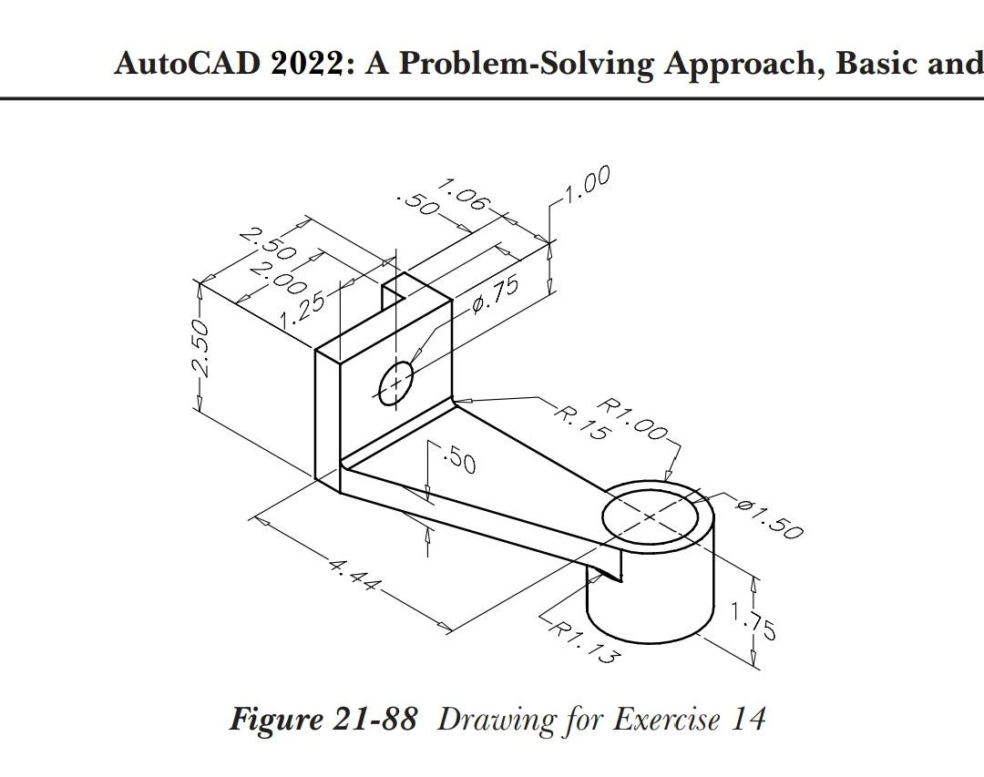 Solved Draw the orthographic views of the object shown in | Chegg.com