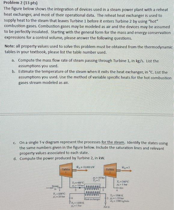 Solved Please help me solve this problem. Problem 2 (13 pts) | Chegg.com