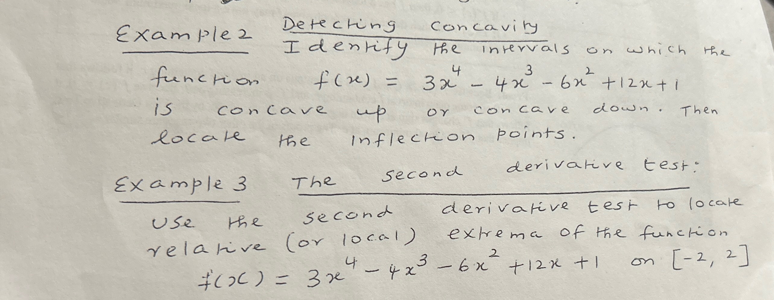 Solved Example 2 ﻿Detecting | Chegg.com