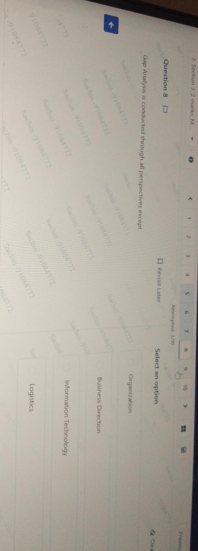 Solved Revisit Later Select an option Gap Analysis is | Chegg.com