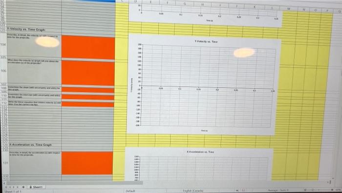 Experiment 3: Trajectory Sheet 1 of 1 | Chegg.com
