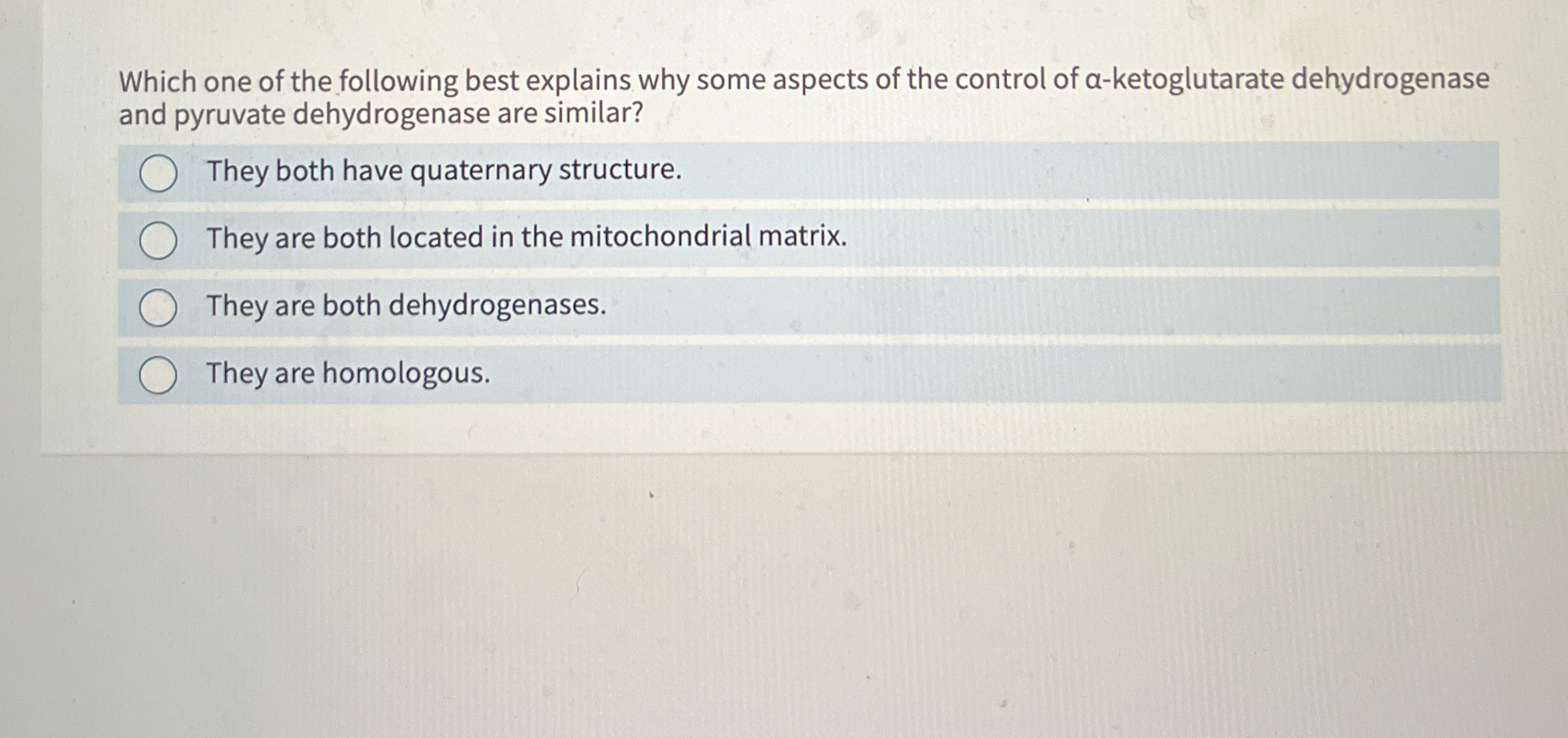 Solved Which one of the following best explains why some | Chegg.com