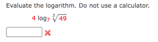 Evaluate The Logarithm Do Not Use A 5005