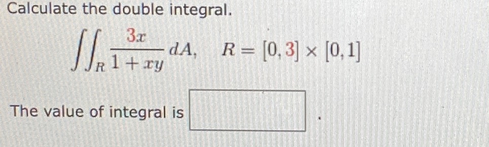 Solved Calculate the double | Chegg.com