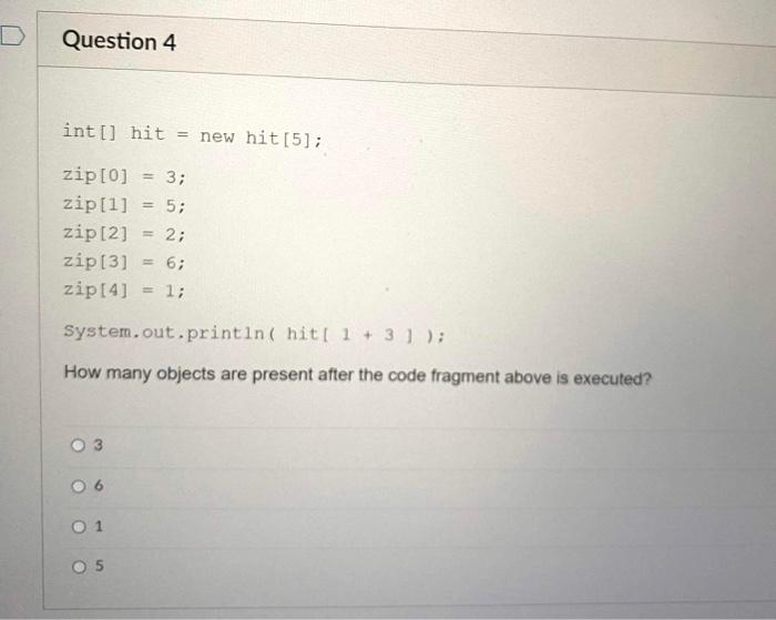 Solved public int [] methodl (int [] s) ( ) fotal] = | Chegg.com