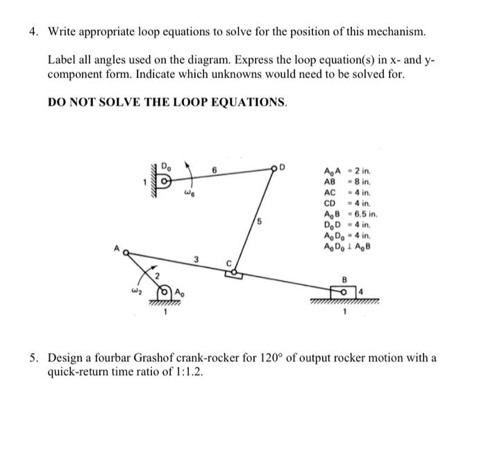 Solved 4 Write Appropriate Loop Equations To Solve For The