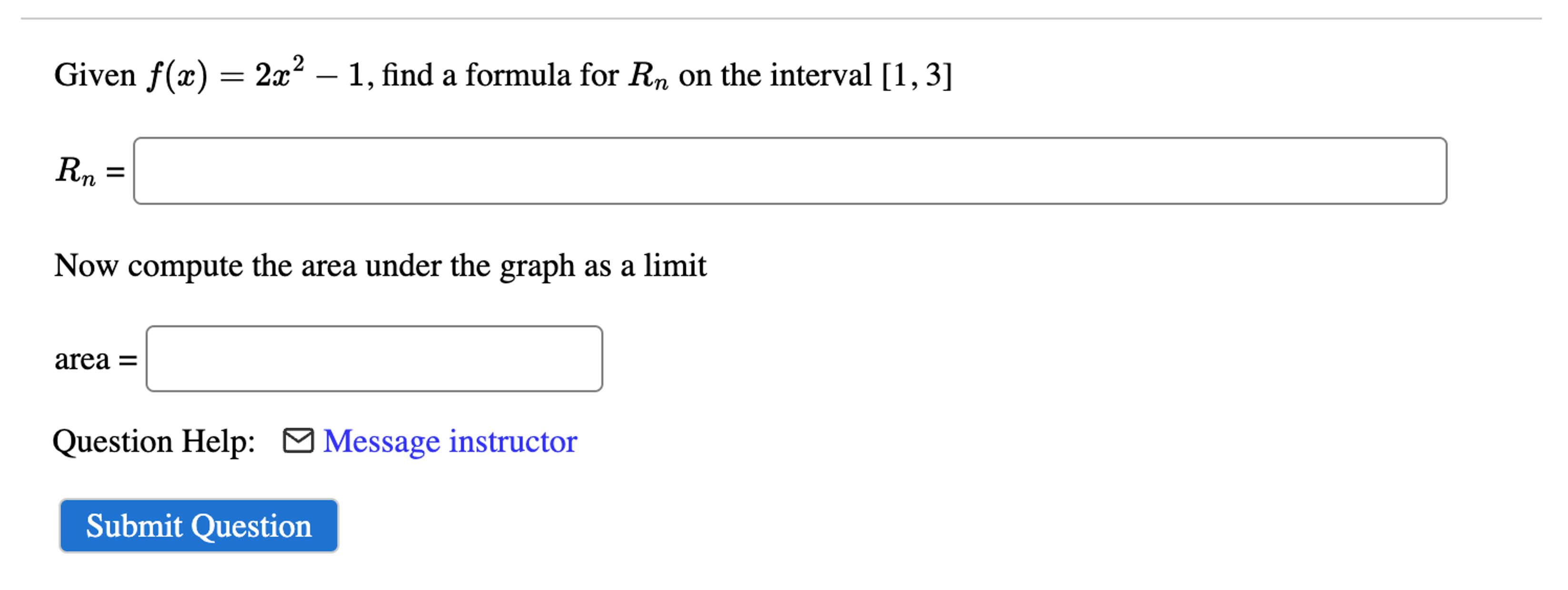 Solved Given F X 2x2 1 find A Formula For Rn on The