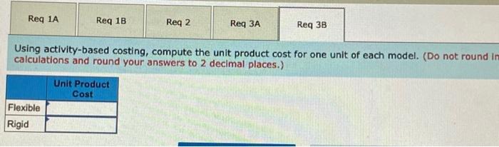 Solved Compute the unit product cost for one unit of each | Chegg.com
