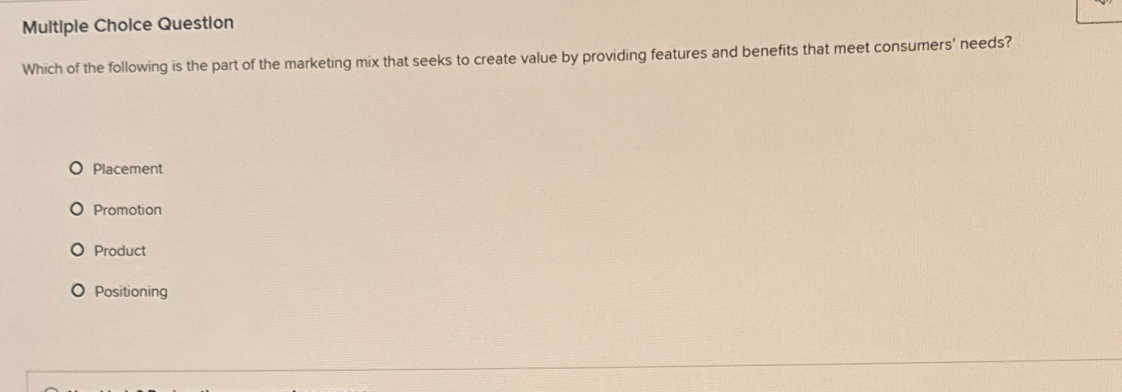 Solved Multiple Cholce QuestionWhich of the following is the | Chegg.com