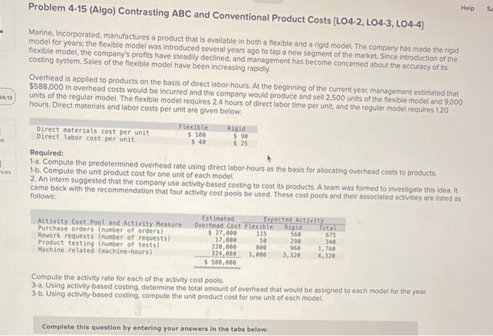 Solved question 1 Acompute the predetermined overhead rate | Chegg.com