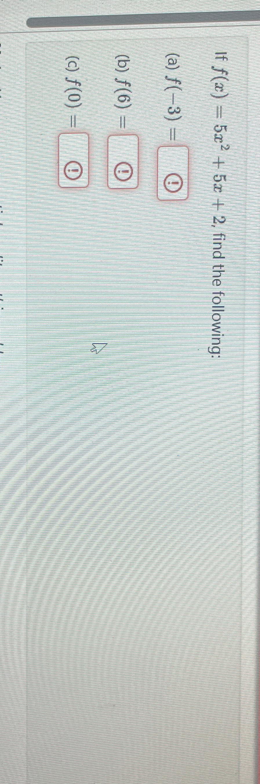 Solved If f(x)=5x2+5x+2, ﻿find the | Chegg.com