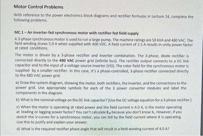 This is Part 1 (MC.1). I'm also posting part 2 | Chegg.com
