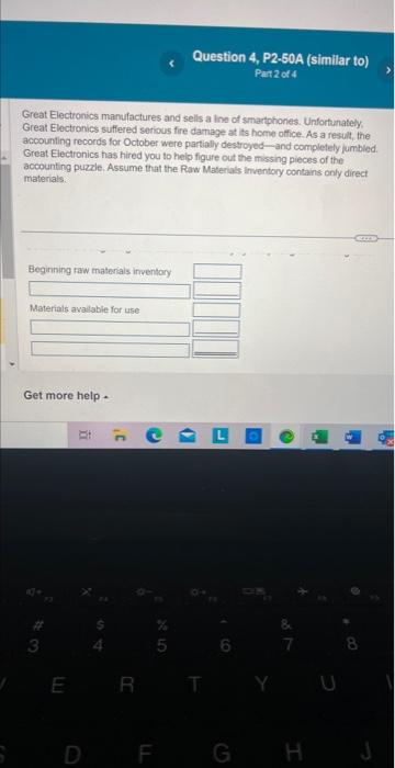 Solved Great Electronics manulactures and sels a line of | Chegg.com