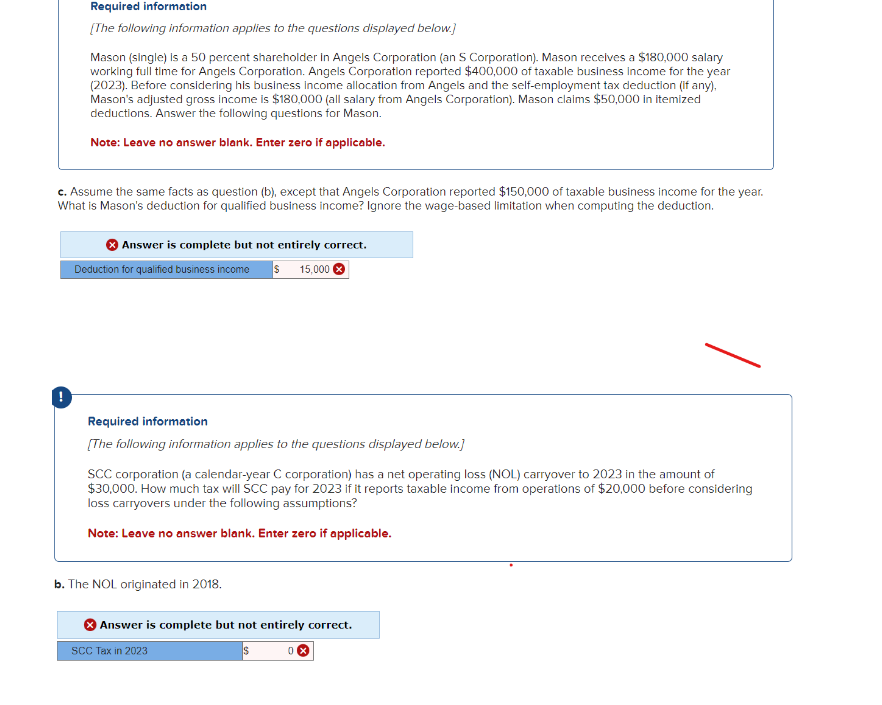 Solved Mason (single) ﻿is a 50 ﻿percent shareholder in | Chegg.com