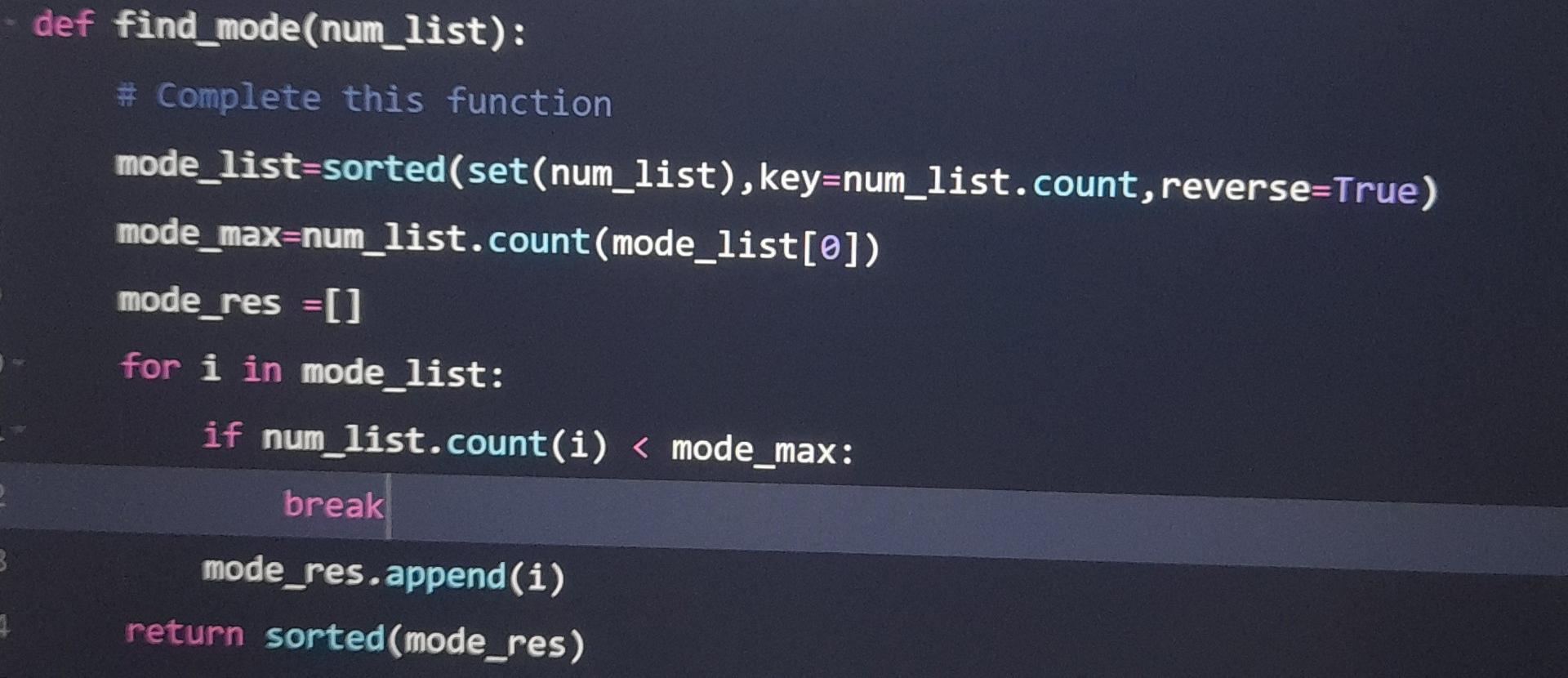 Solved Your Output Mean: 4.67 Median: 4.5 Mode: [2] Expected | Chegg.com