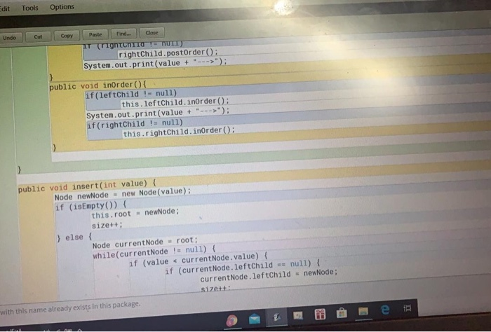 Solved Download the Tree Traversal.zip startup code from the | Chegg.com